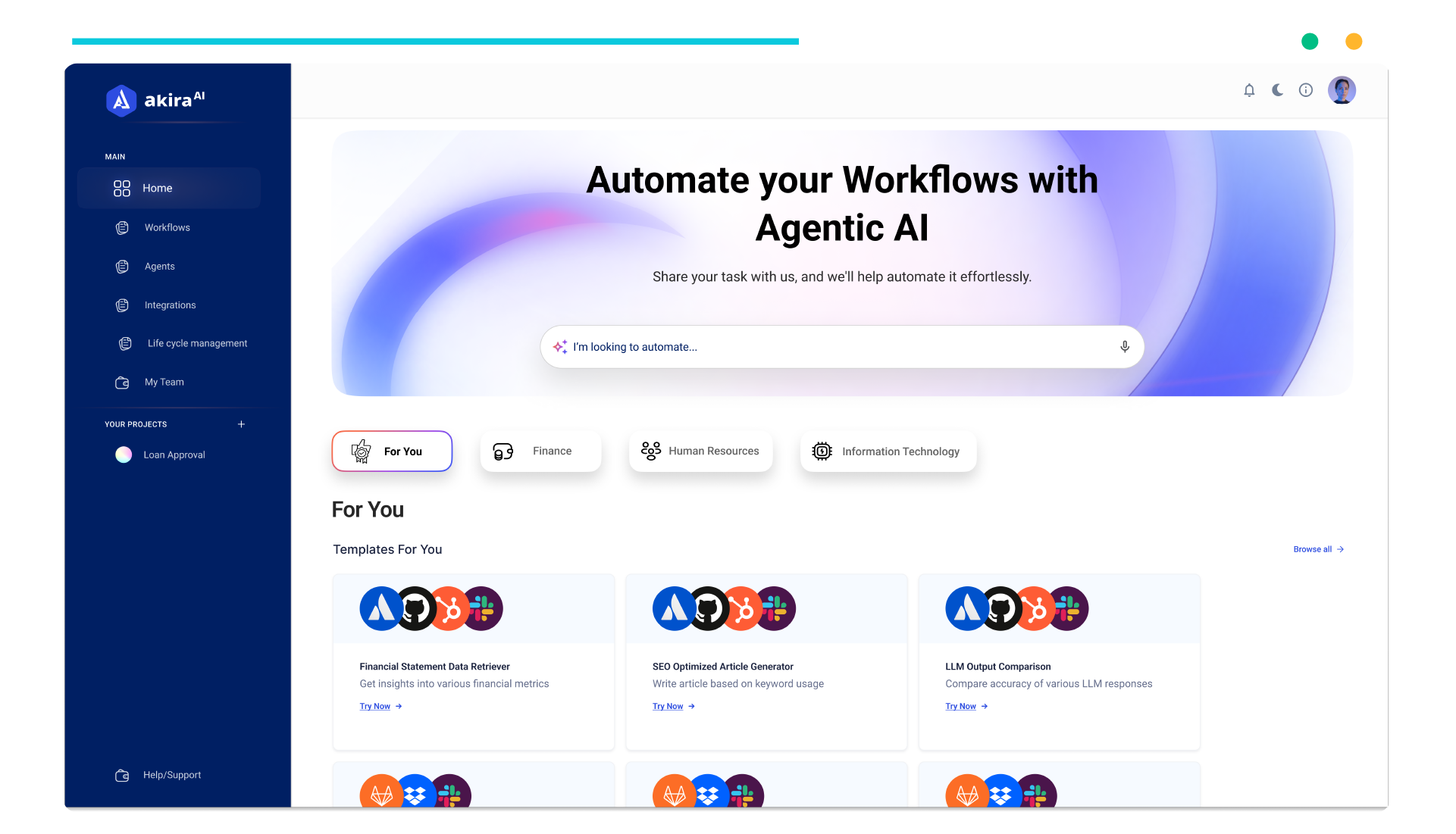 Re-envision and Redesign Enterprise Workflows with Akira AI