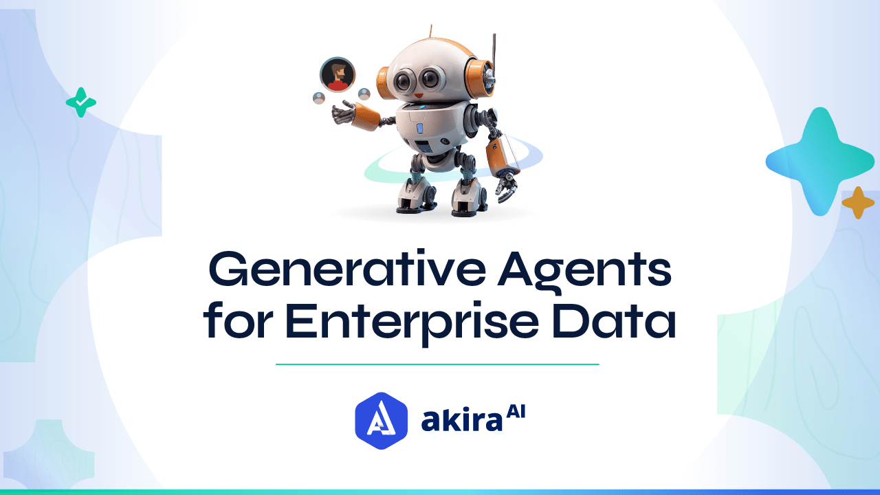 Generative Agents for Enterprise Data